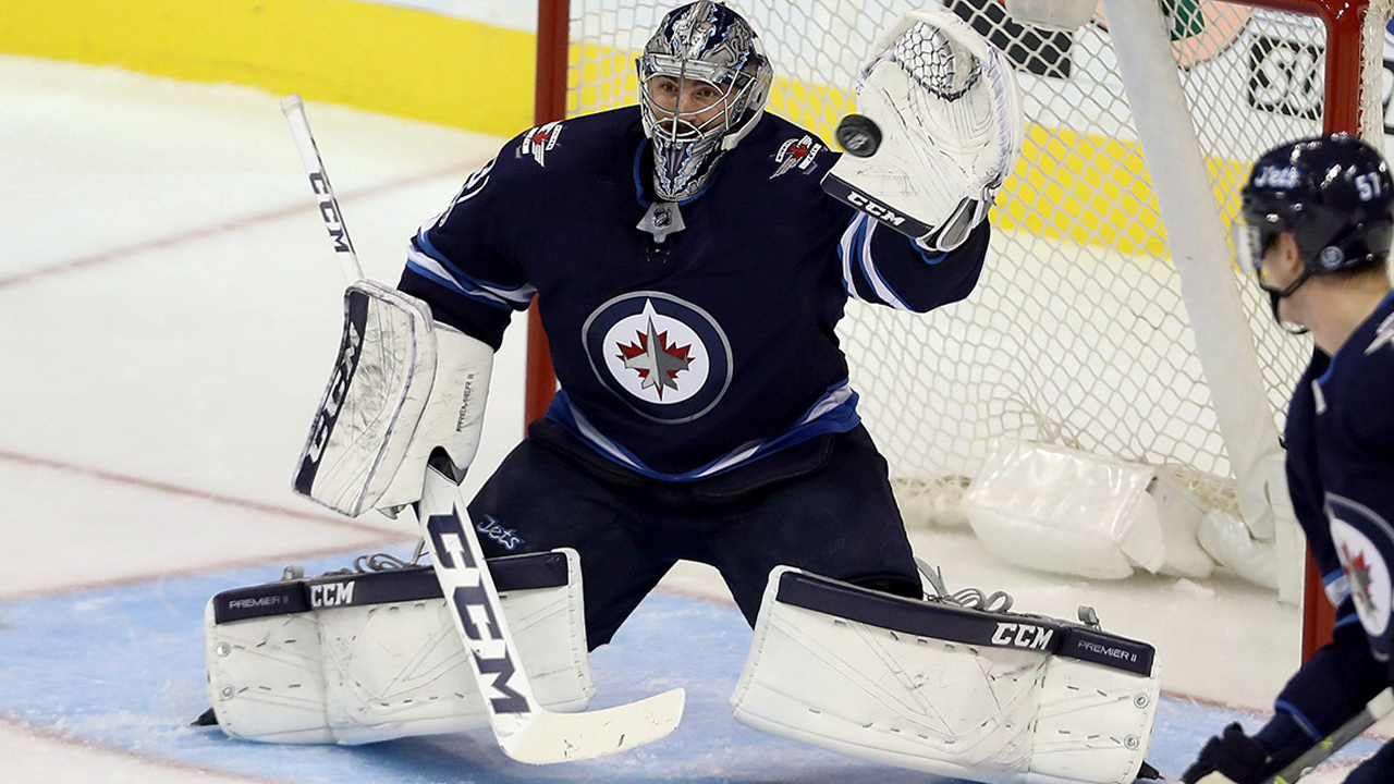 Jets goalie Connor Hellebuyck named NHL first star of the week