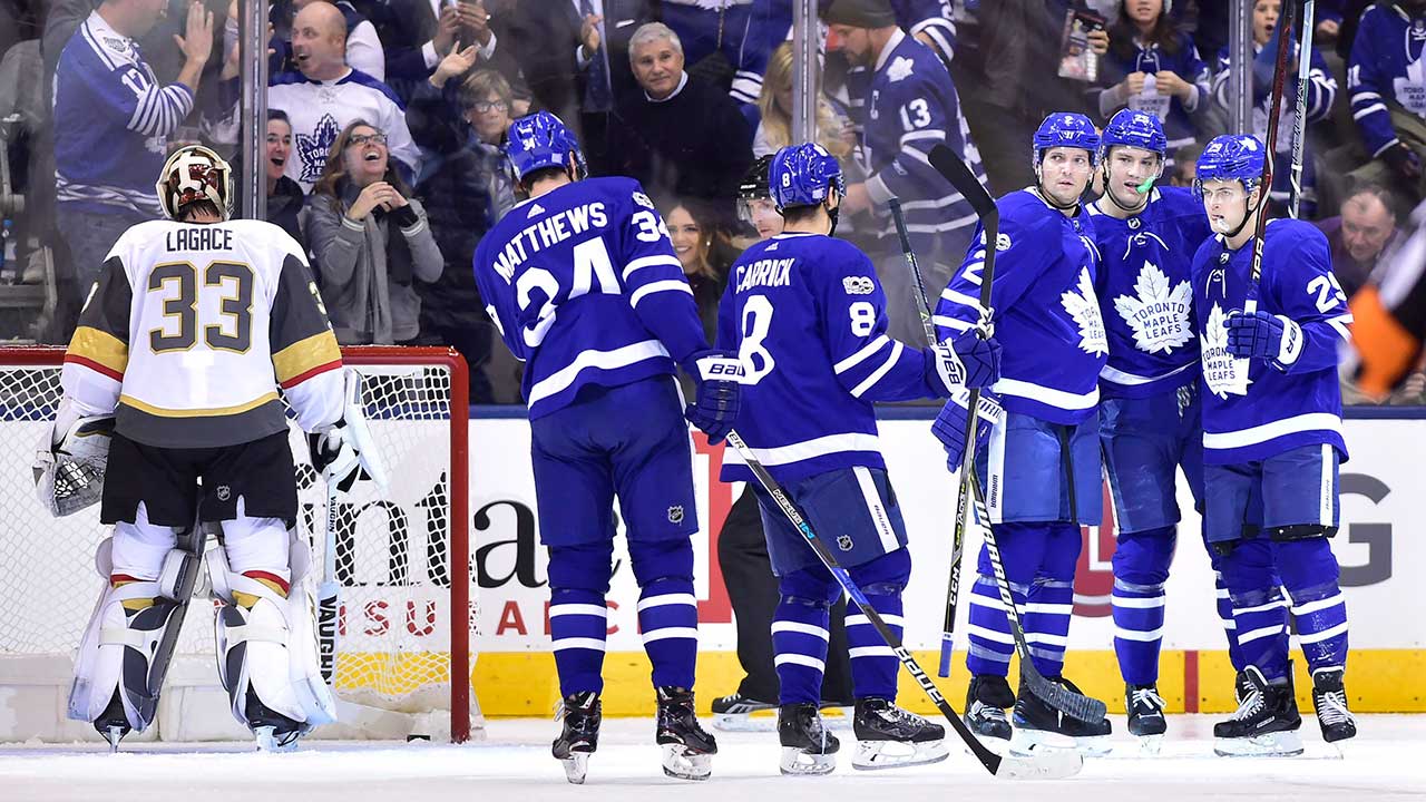 Leafs find temporary relief with win over Golden Knights