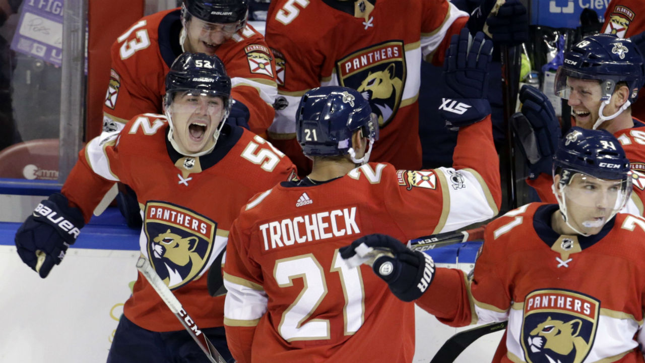 Trocheck scores shootout winner as Panthers edge Stars