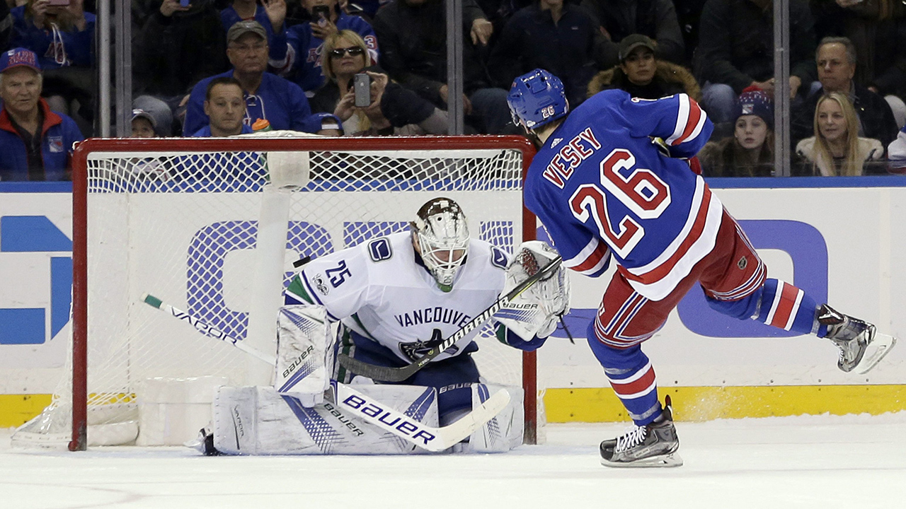 Rangers sign RFA Jimmy Vesey to two-year contract