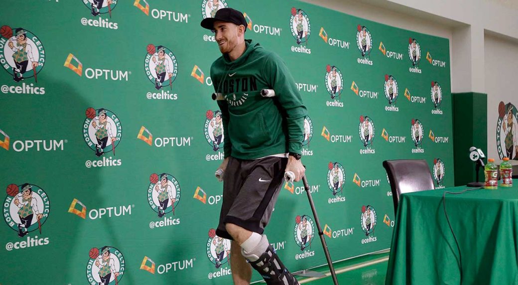 Celtics' Hayward working way back from gruesome leg injury - Sportsnet.ca