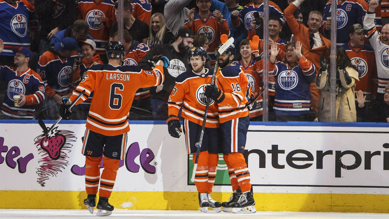 Gates finally open for Oilers’ offence in win over Golden Knights