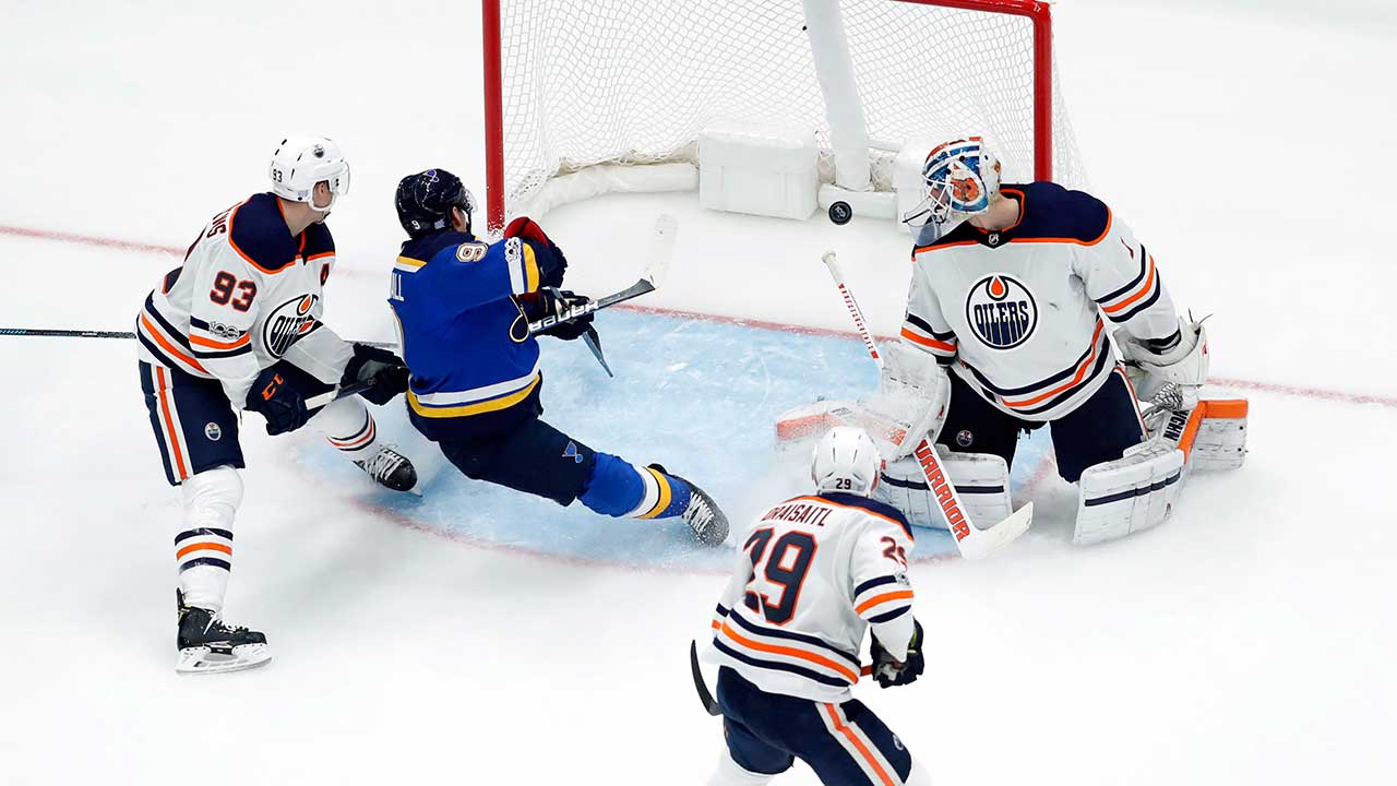 Takeaways: Oilers hit new low after quitting against Blues