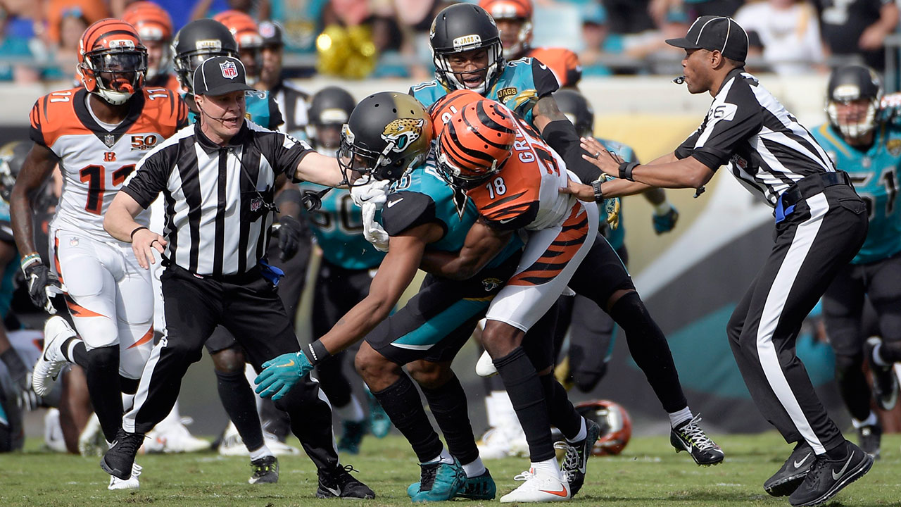 Jaguars’ Jalen Ramsey insults Bengals’ A.J. Green in fiery press scrum