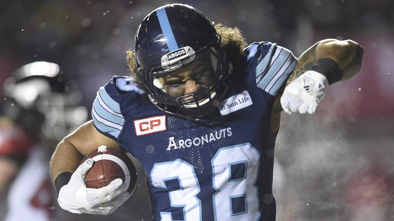 Grey Cup-champion Argonauts re-sign Canadian fullback Declan Cross