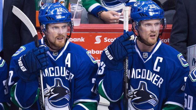 Spotlight purely on Sedins in Canucks' loss to Golden Knights ...