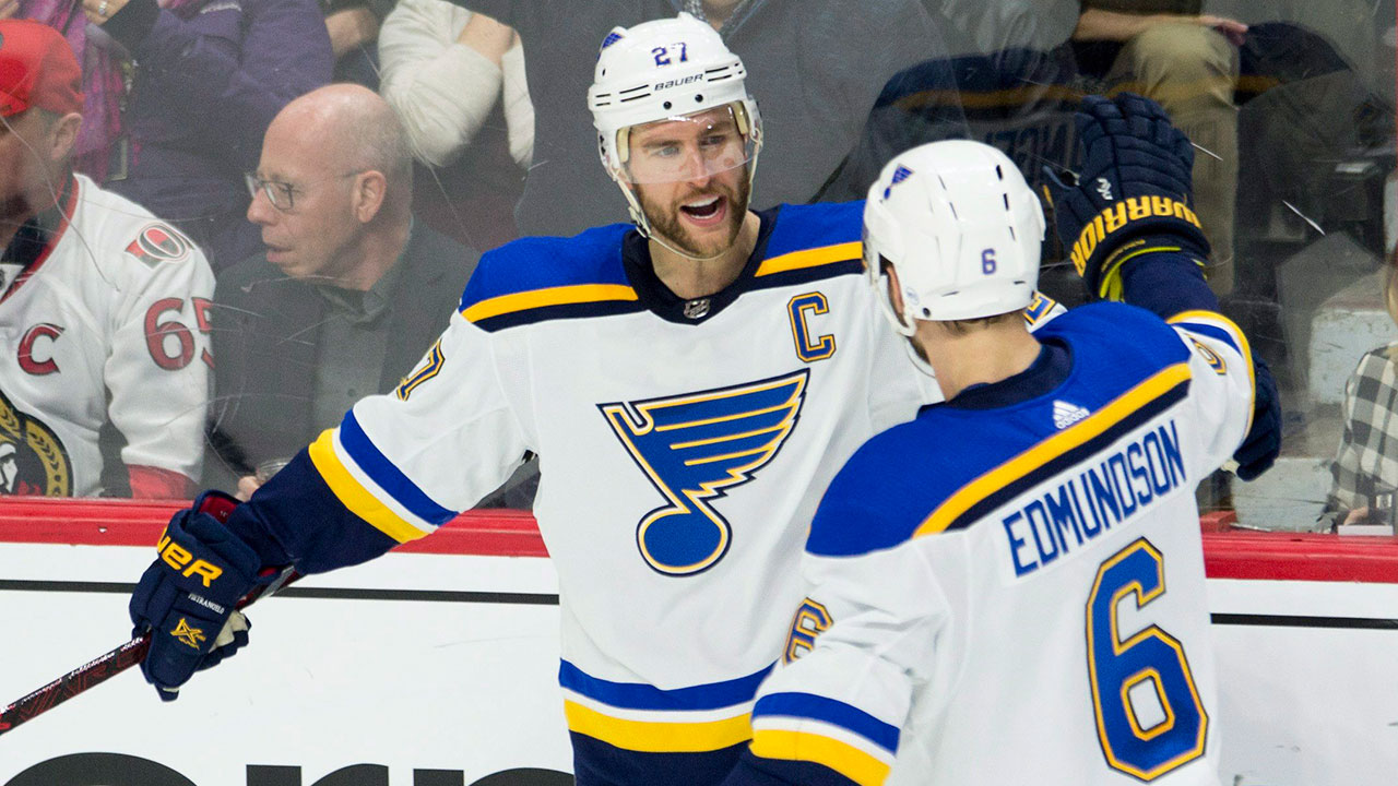 Pietrangelo scores on birthday as Blues beat Senators