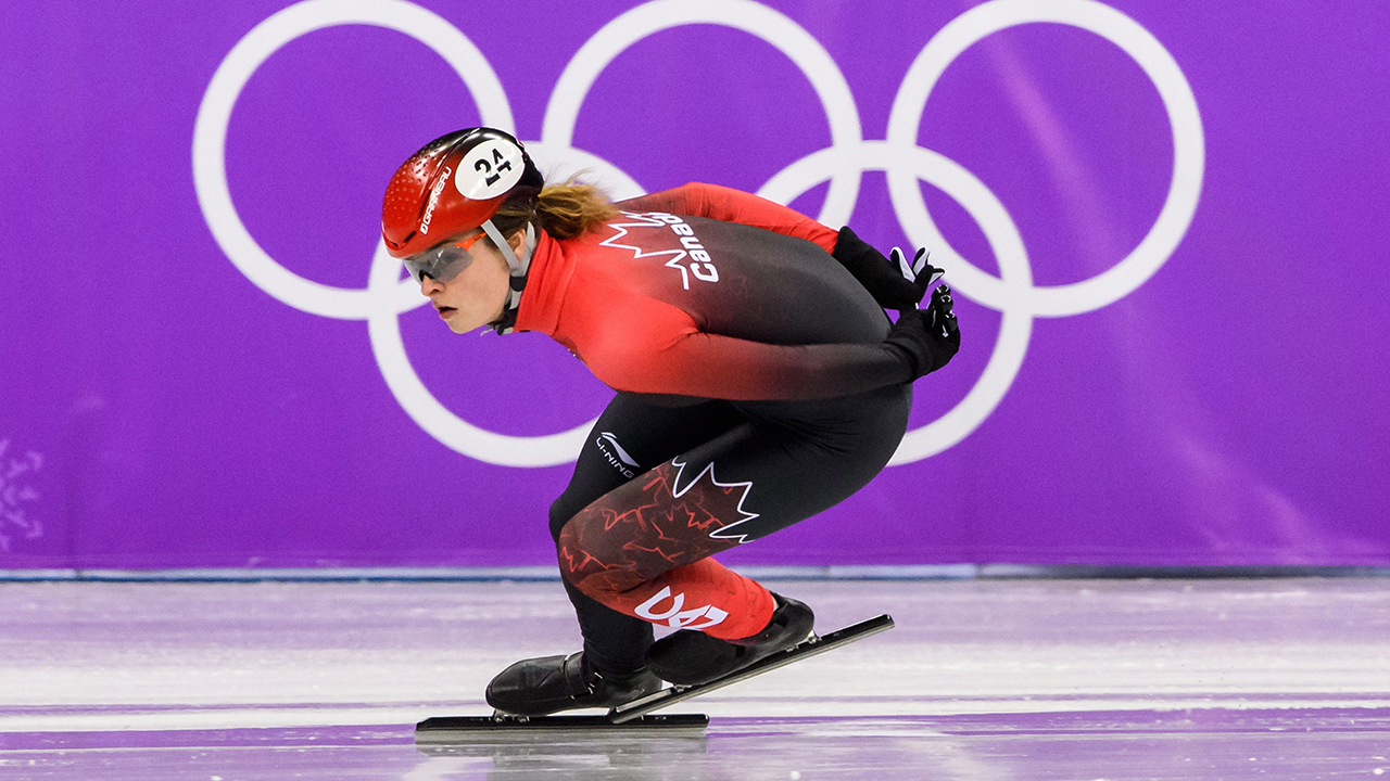 Canada’s Kim Boutin wins silver in 1000m short track speed skating