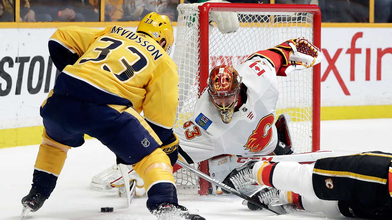 Flames Thoughts: Rittich rebounds in a big way vs. Predators