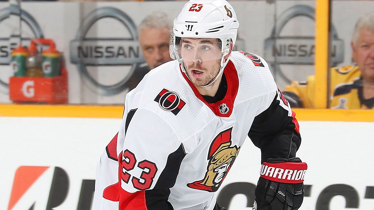 Flames land forward Nick Shore from Senators