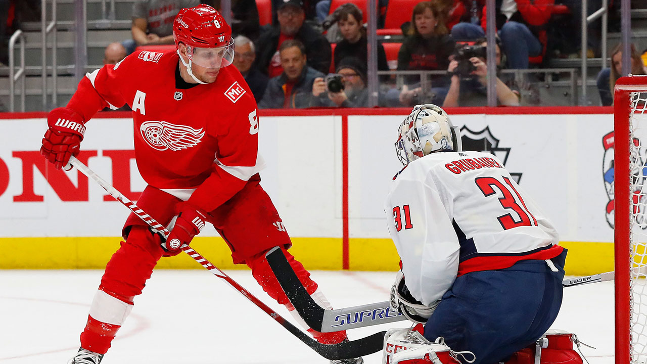 Grubauer makes 39 saves as Capitals shutout Red Wings