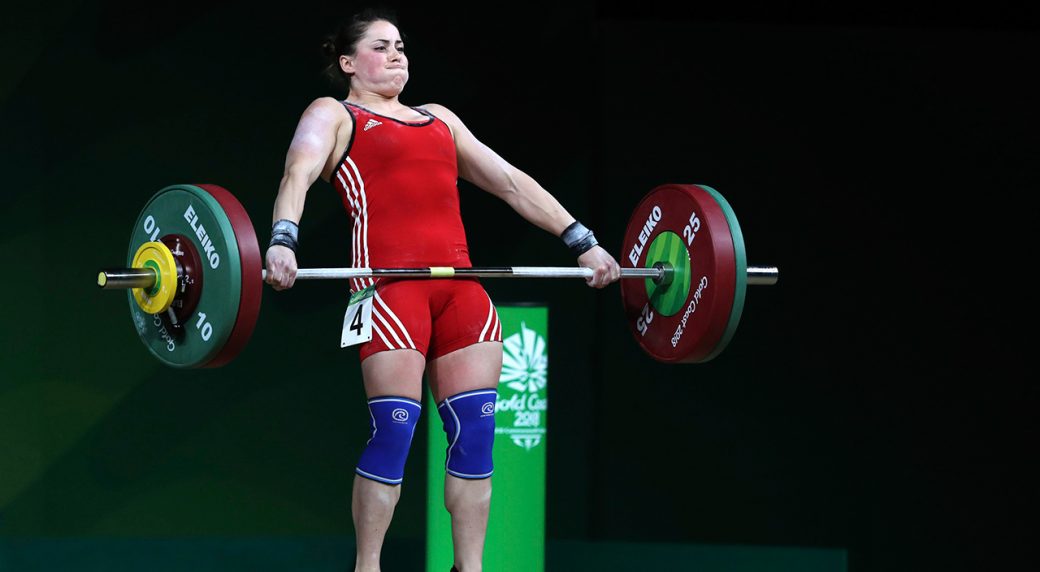 Canadian Charron dominates, wins weightlifting gold at Commonwealth ...