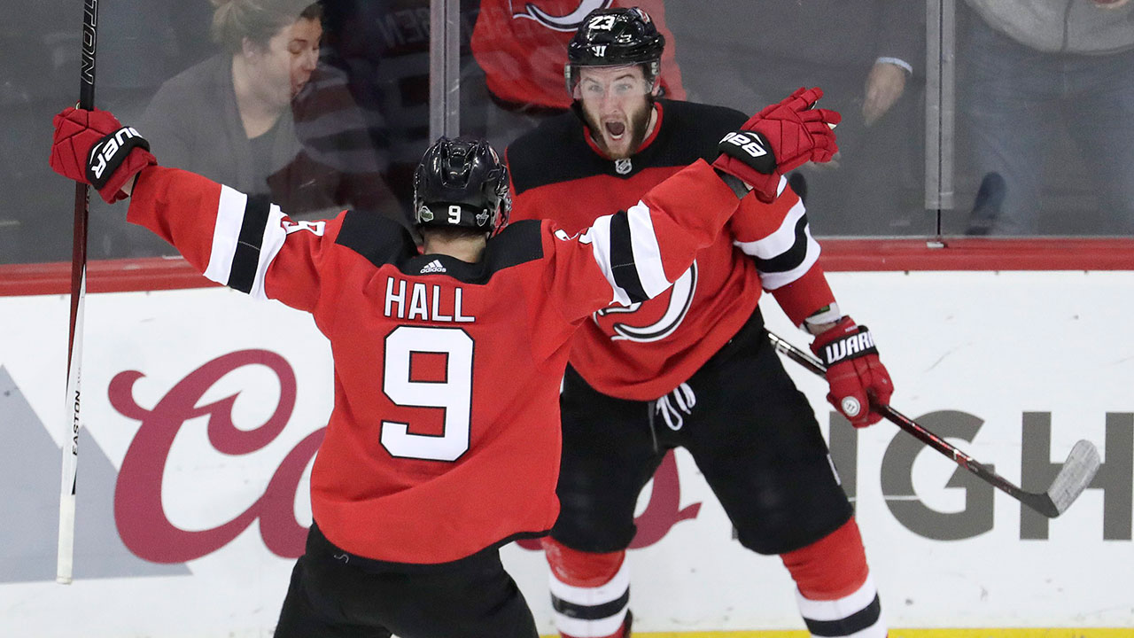 Taylor Hall has goal, 2 assists as Devils rally past Lightning