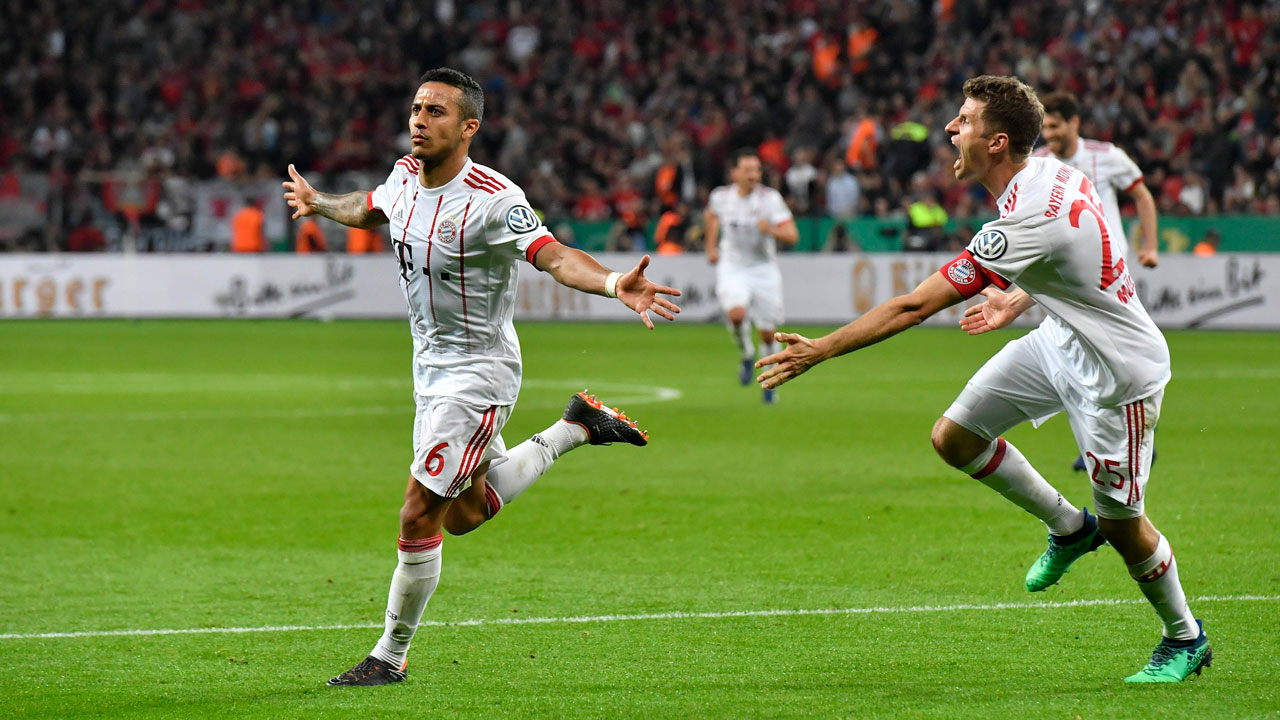 Bayern reaches German Cup final with win in Leverkusen