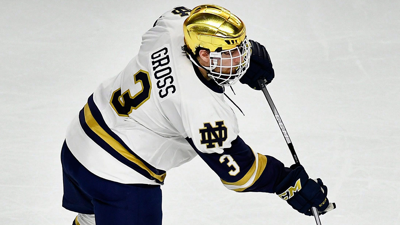 Coyotes sign former Notre Dame defenceman Jordan Gross
