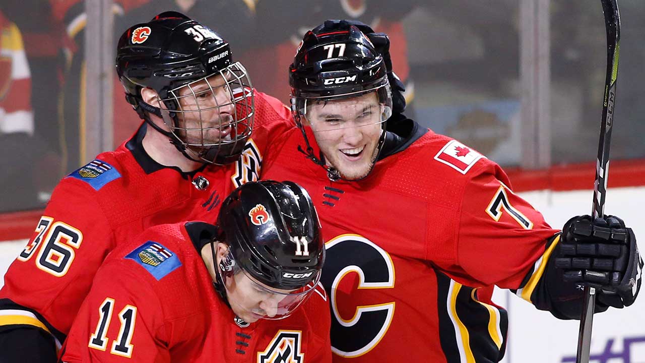 Jankowski has four goals in Flames’ rout of Golden Knights