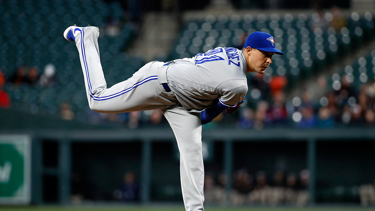 Sanchez flirts with place in Blue Jays lore in dominant outing