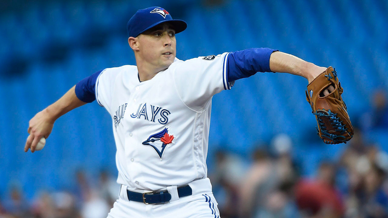 Cruel complication of Sanchez’s tumultuous season shows in Jays’ loss