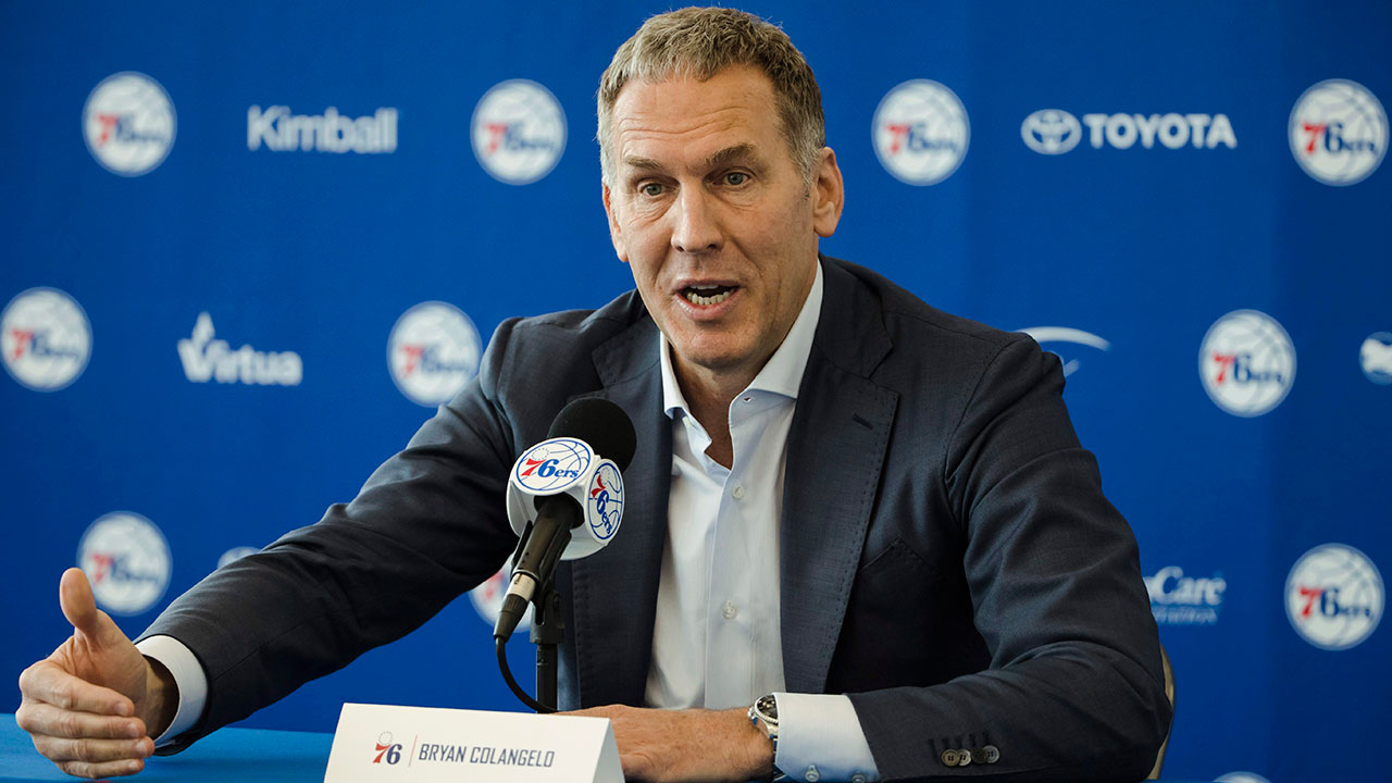 Watch Live: 76ers address resignation of Bryan Colangelo