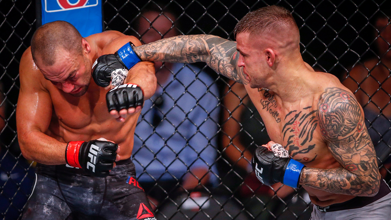 Dustin Poirier dusts Eddie Alvarez in UFC Fight Night in Calgary