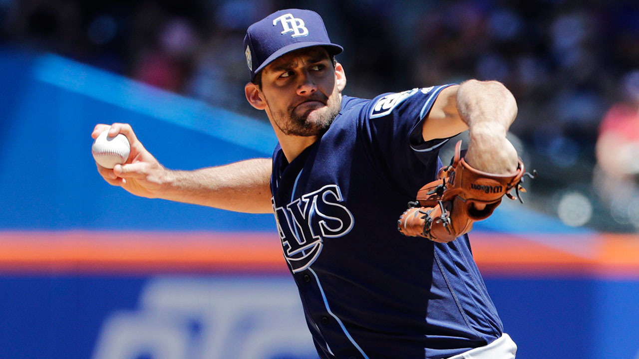 Nathan Eovaldi flirts with perfection as Rays rout Mets