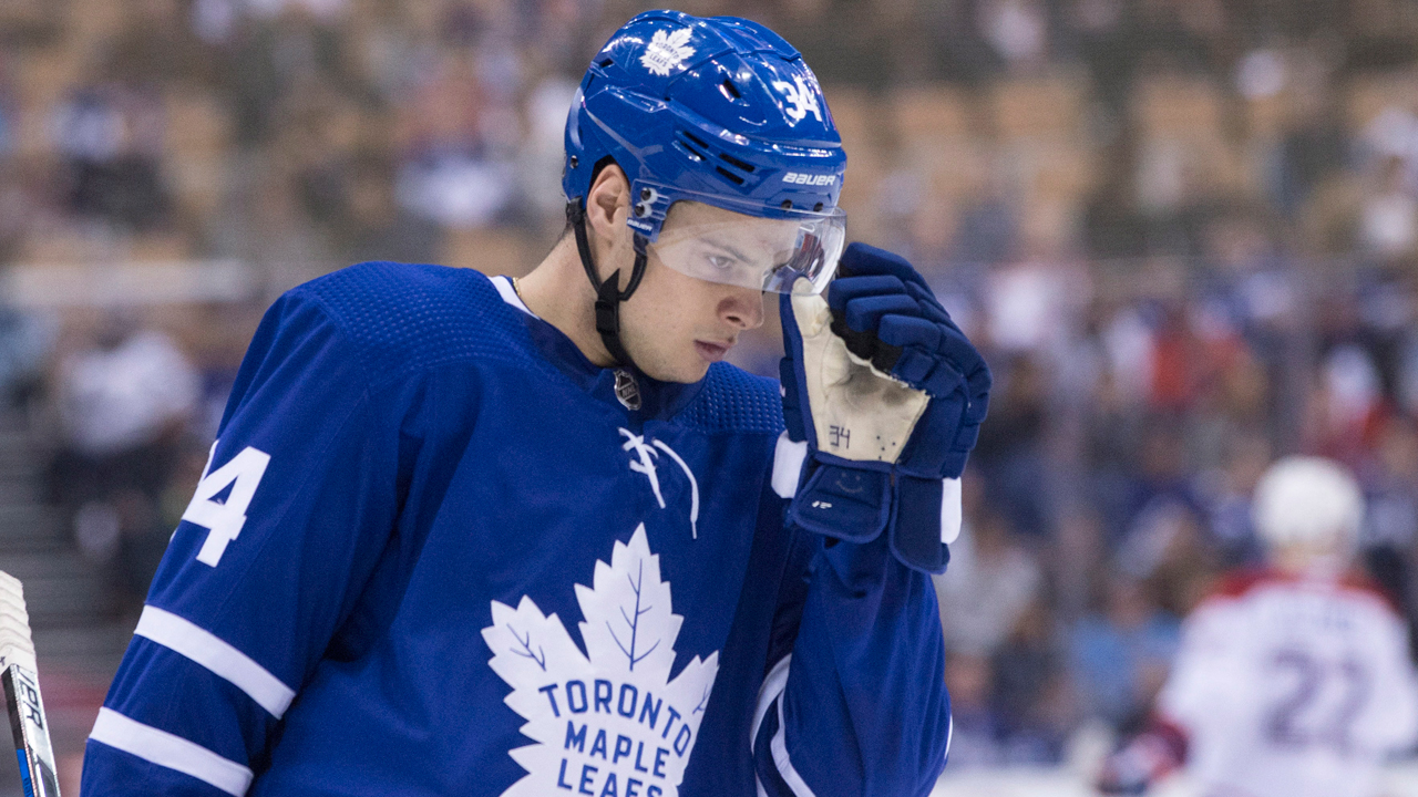 Leafs’ Auston Matthews leaves game vs. Jets with shoulder injury