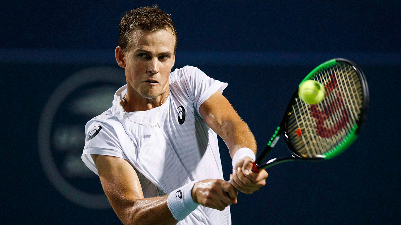 Pospisil, Shapovalov win Canadian matchups, Bouchard wins in Luxembourg