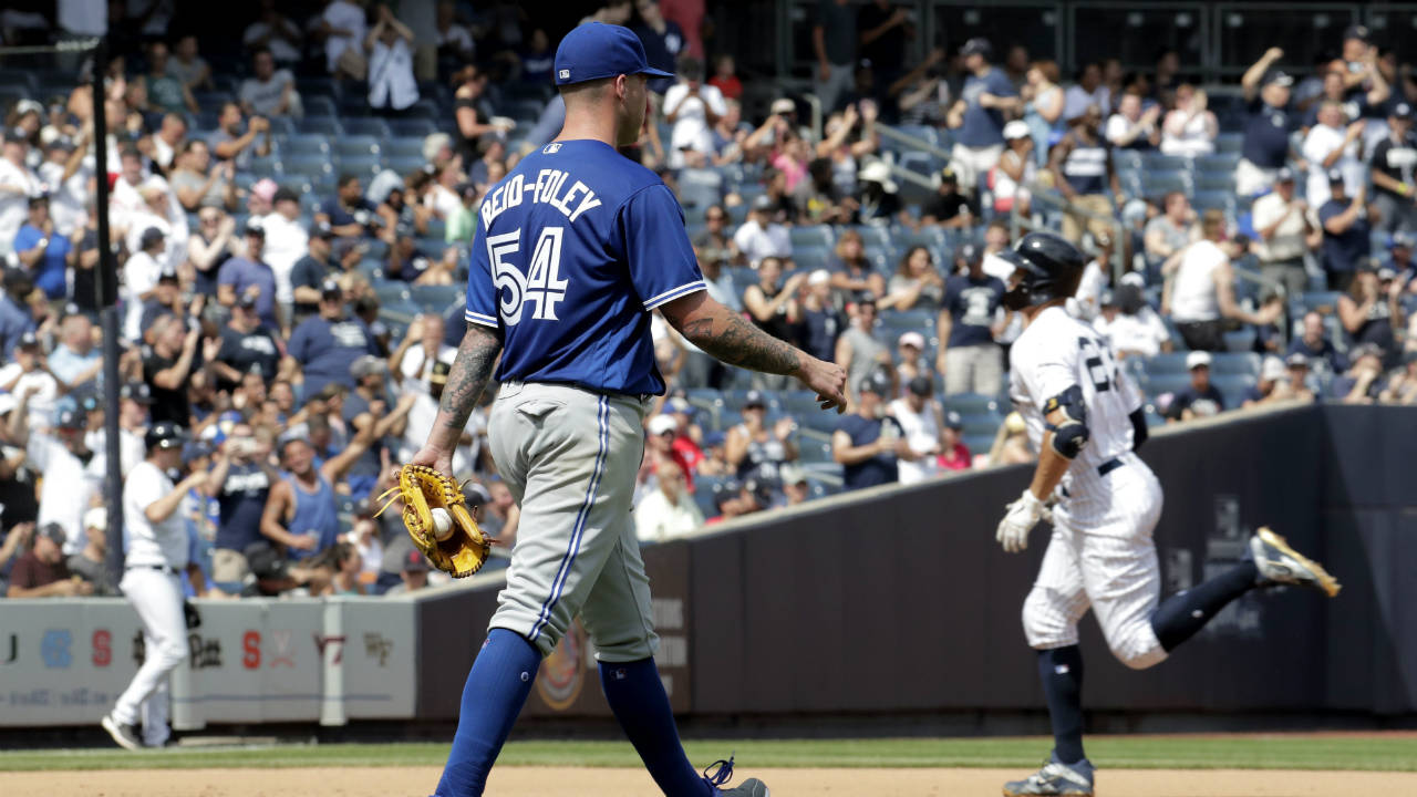 Growing pains felt as Reid-Foley, Blue Jays get crushed by Yankees