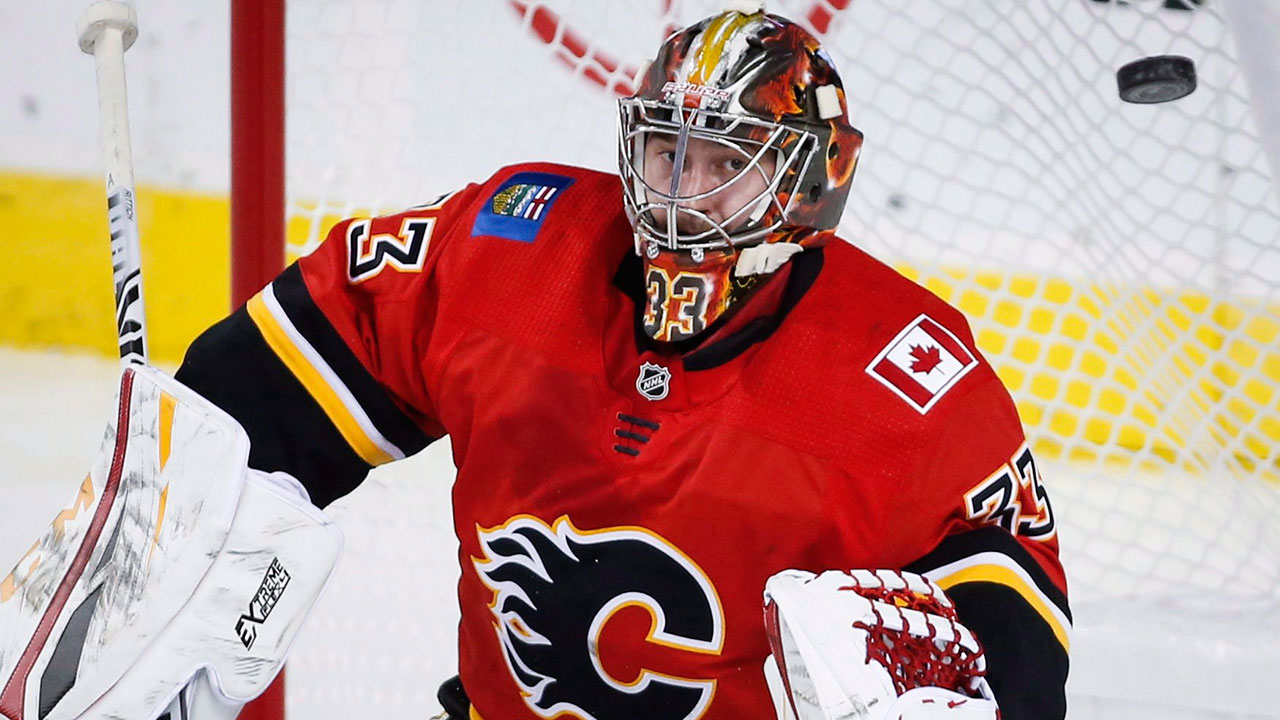 Flames’ Rittich remains favourite for backup goalie spot