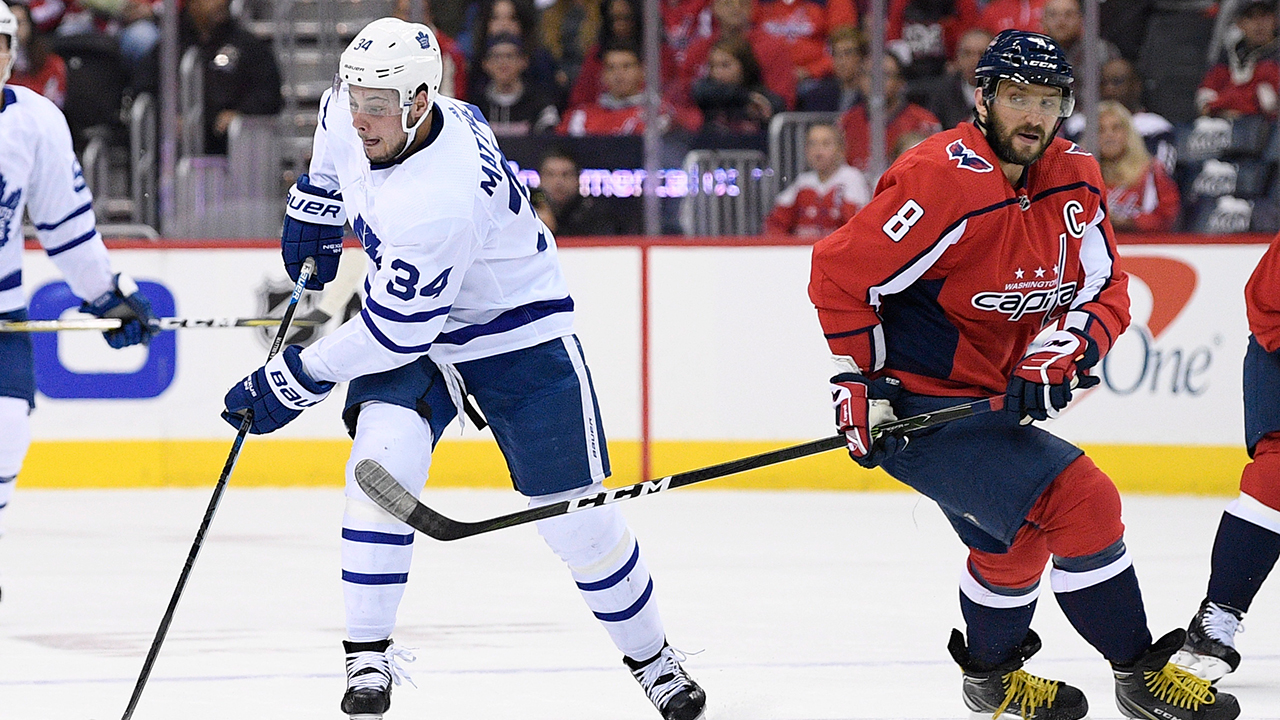 Matthews extends goal streak as Maple Leafs beat Capitals