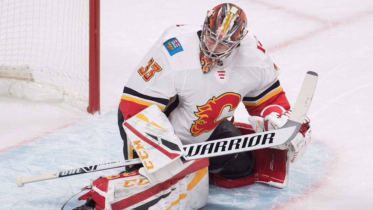 David Rittich giving Flames confidence, and a few chuckles