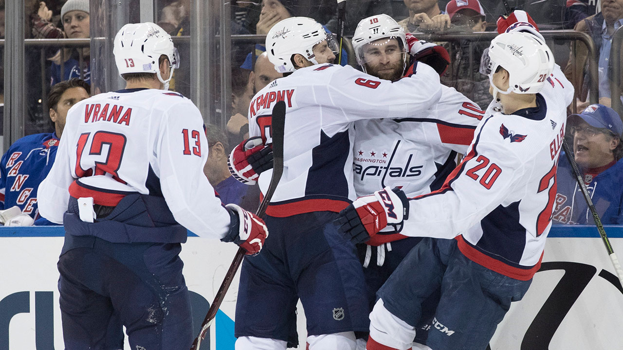 Connolly’s goal helps Capitals edge Rangers for fifth-straight win