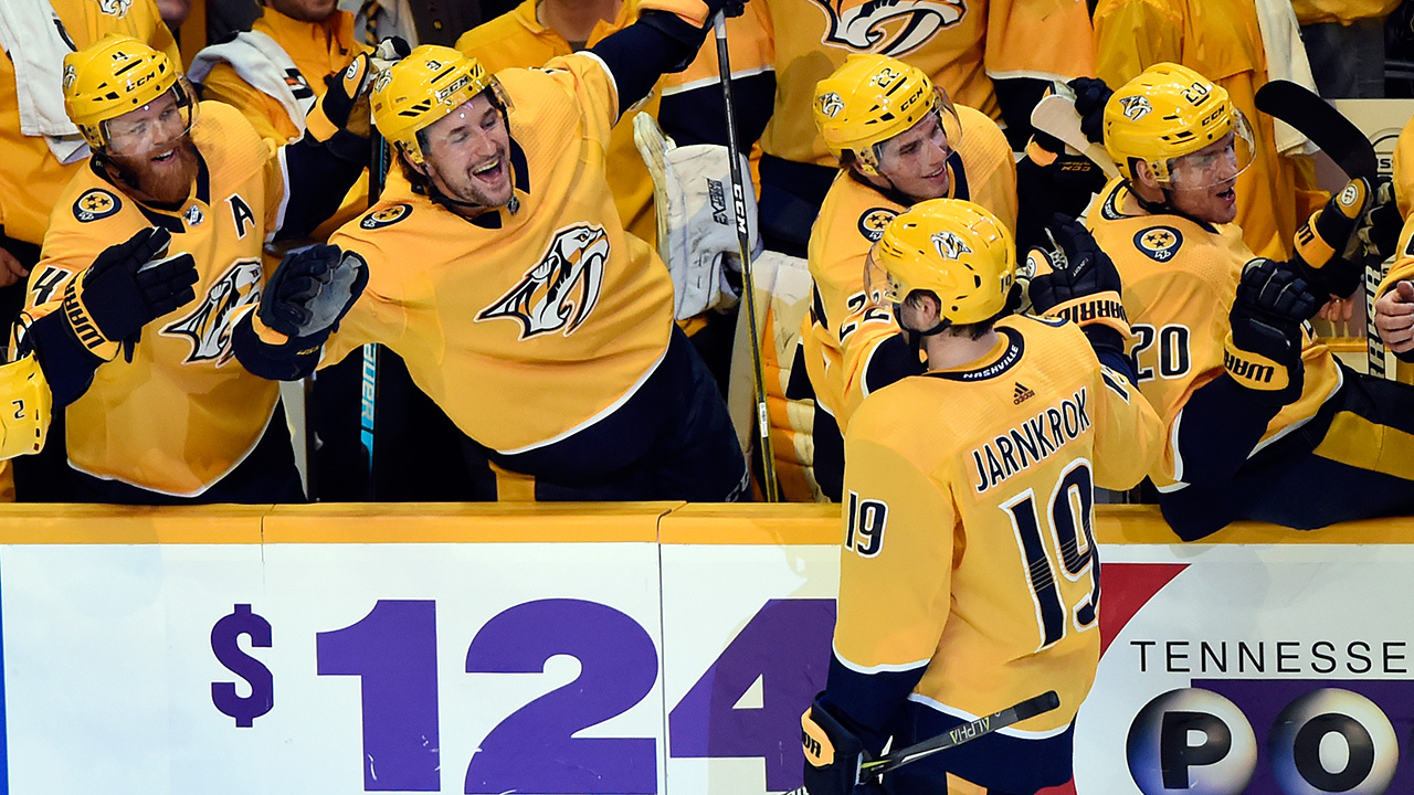 Jarnkrok’s hat trick leads Predators over Kings