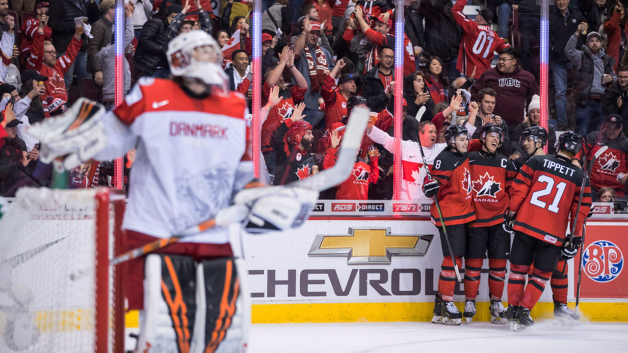 2019 WJC Day 1 Takeaways: Canada pours the scoring on thick