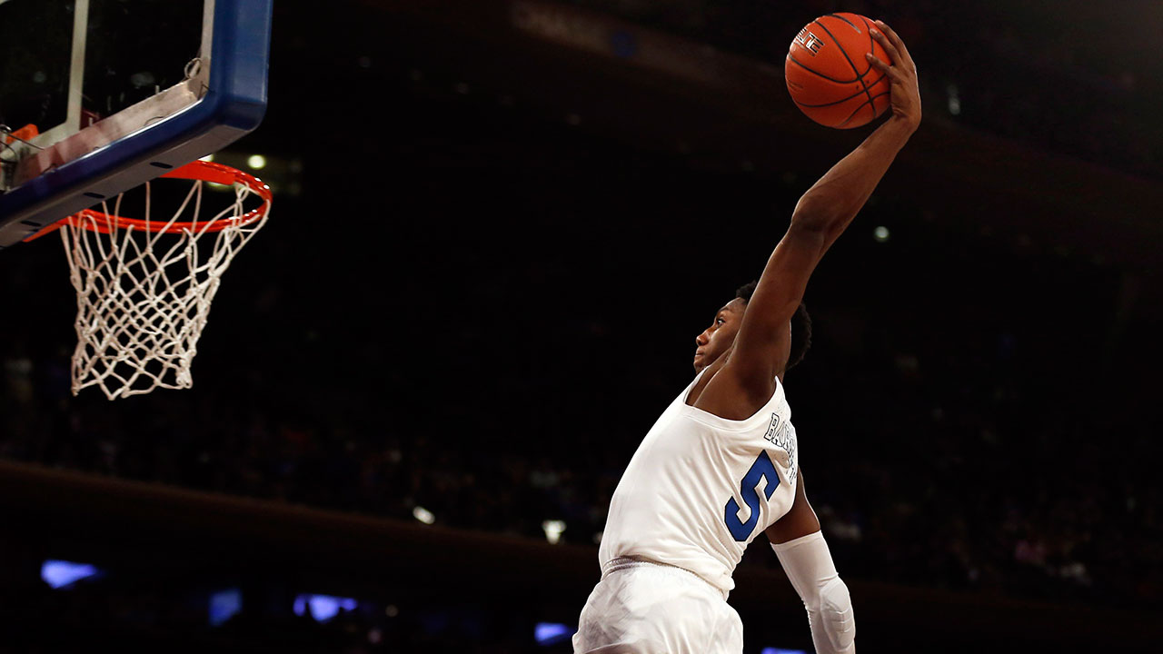 Quiet RJ Barrett shines in Zion’s shadow for No. 1 Duke
