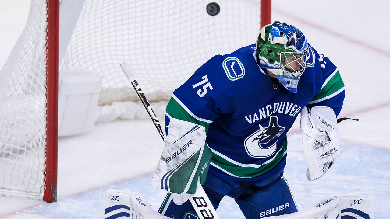 Canucks fail to protect Michael DiPietro in premature debut