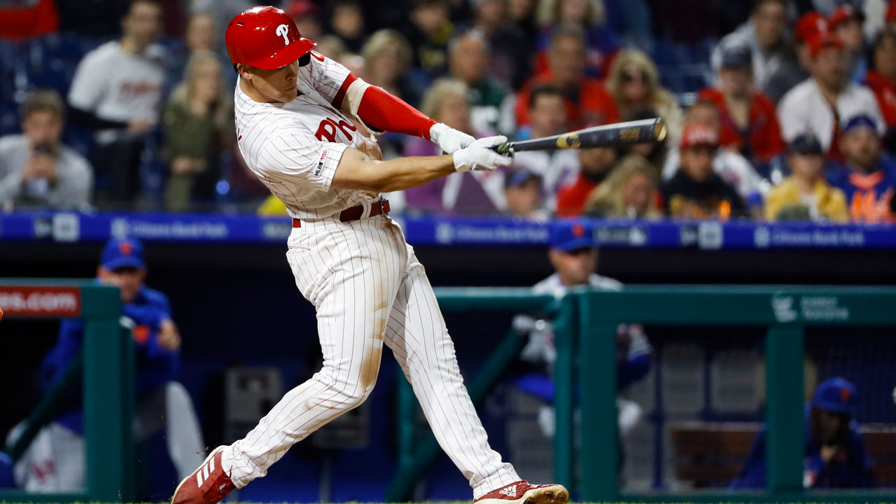 Kingery, Realmuto pace Phillies with 10 runs in 1st inning, rout Mets