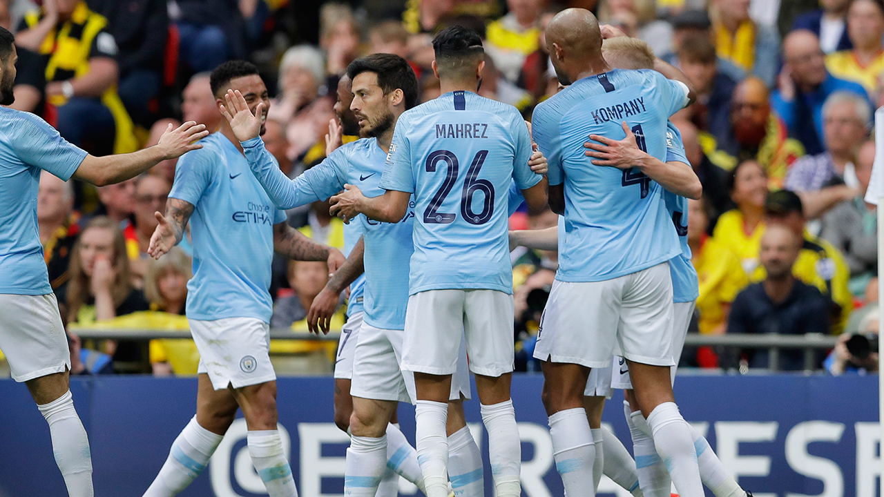 Manchester City lifts FA Cup to complete historic domestic treble