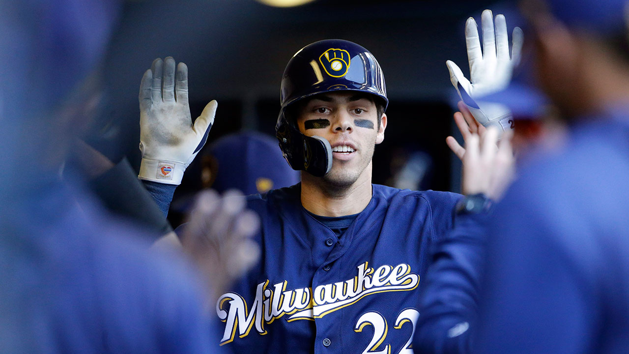 Brewers' Christian Yelich placed on 10-day injured list with sore back ...