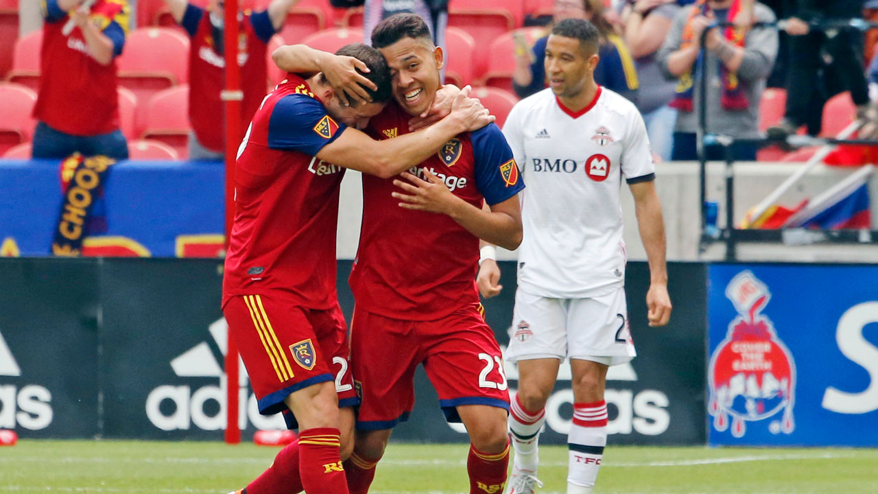 Sebastian Saucedo leads Real Salt Lake to win over Toronto FC