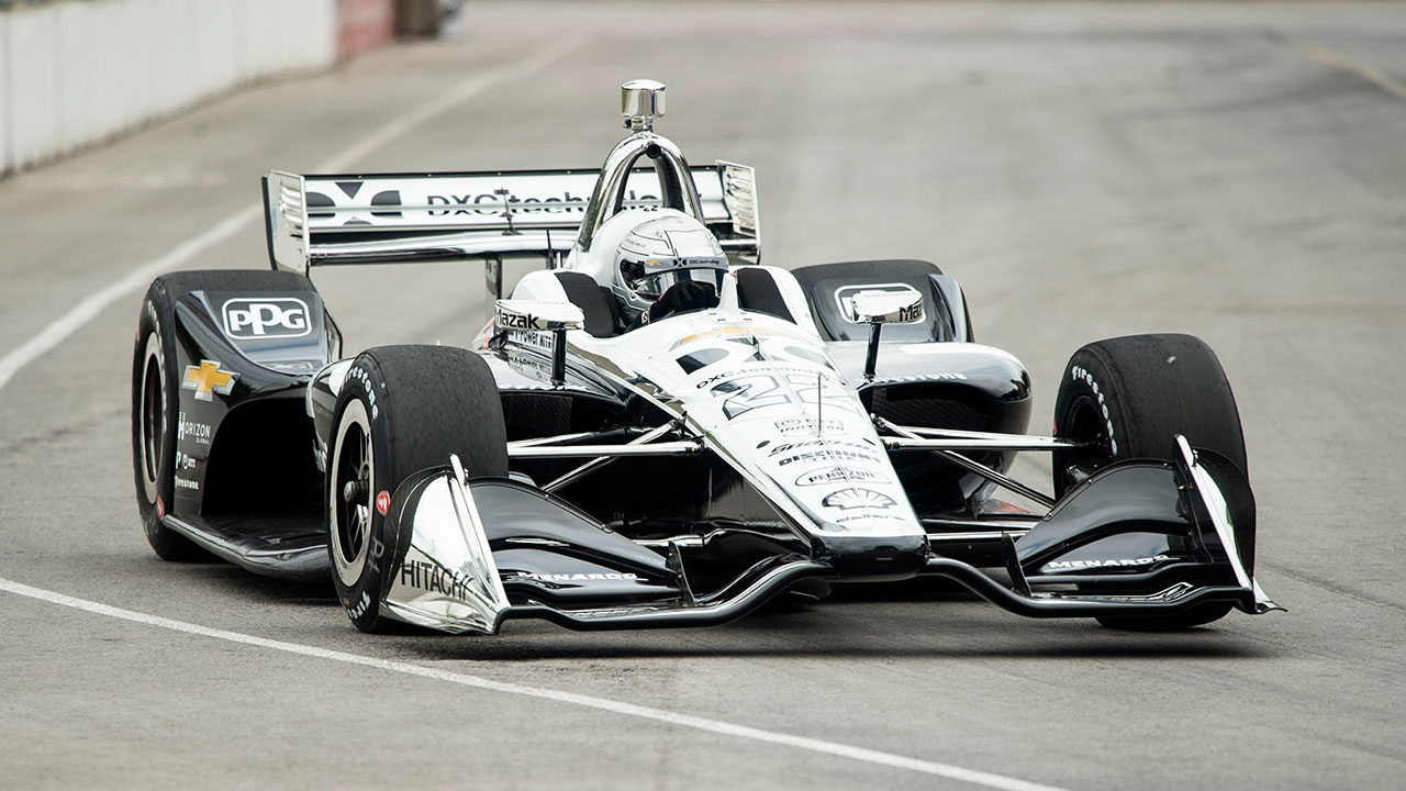 Frenchman Simon Pagenaud races to fastest practice lap at Toronto Indy