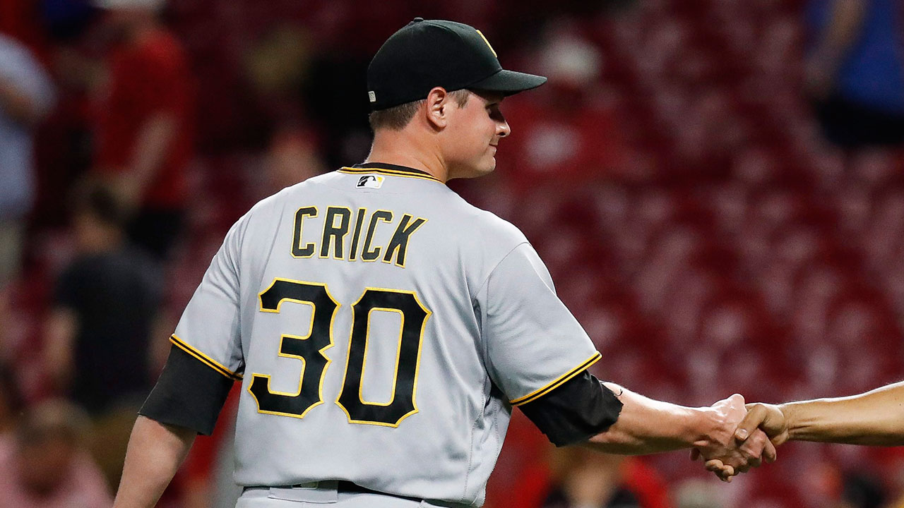 Pirates’ Crick has finger surgery after clubhouse fight
