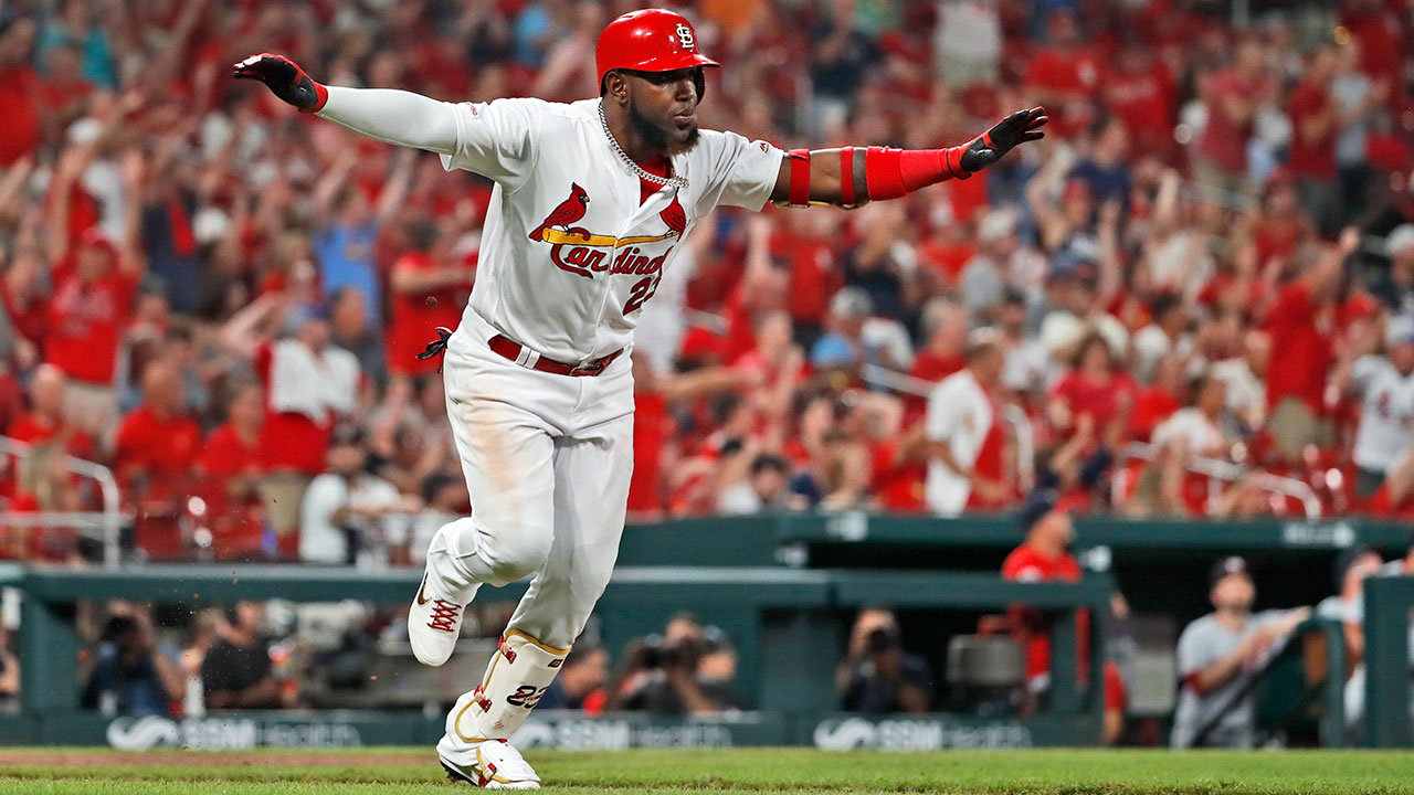 Ozuna’s 4 RBIs, throw to plate lift Cardinals over Nationals