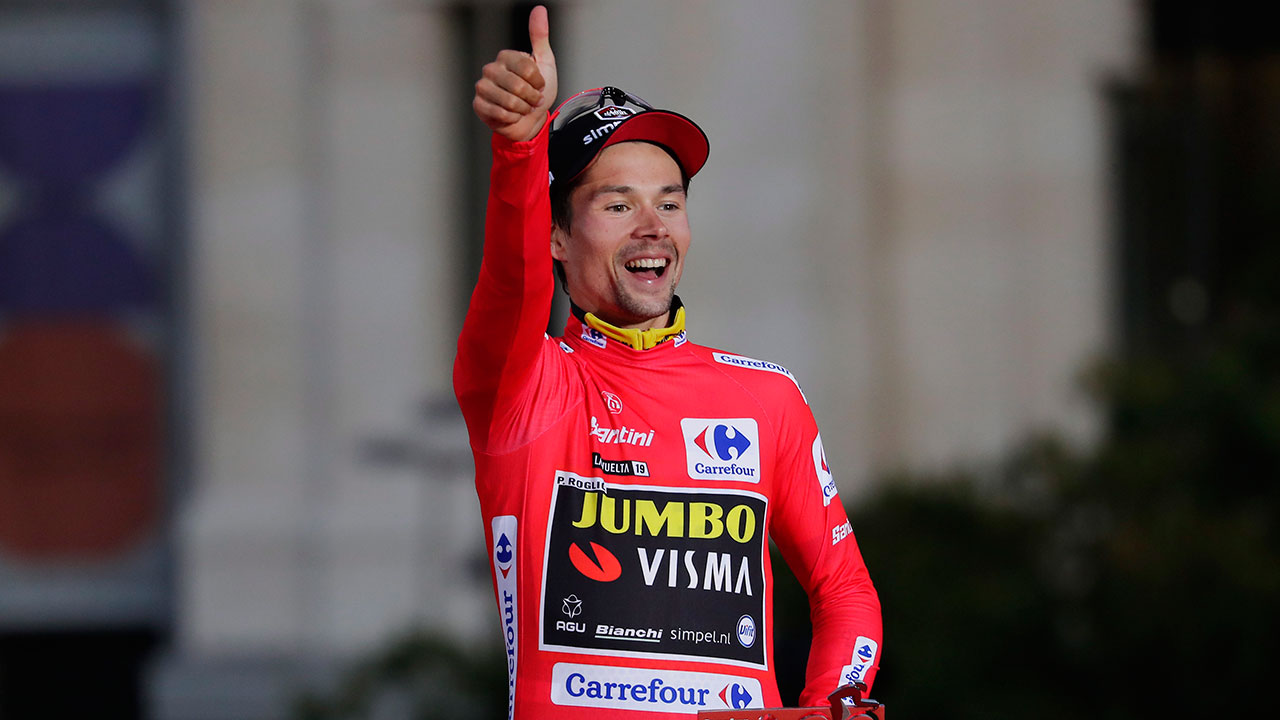 Primoz Roglic flies high after winning Spanish Vuelta