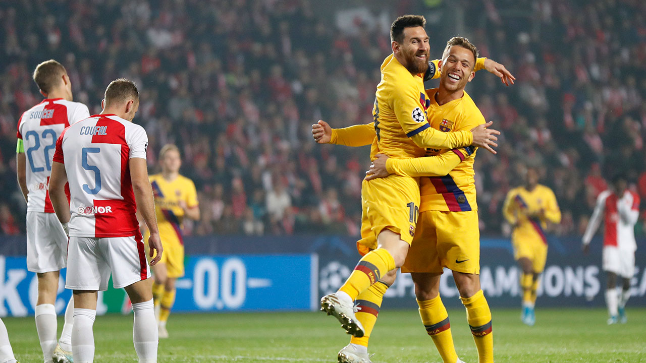 Lionel Messi and Liverpool shine in the Champions League