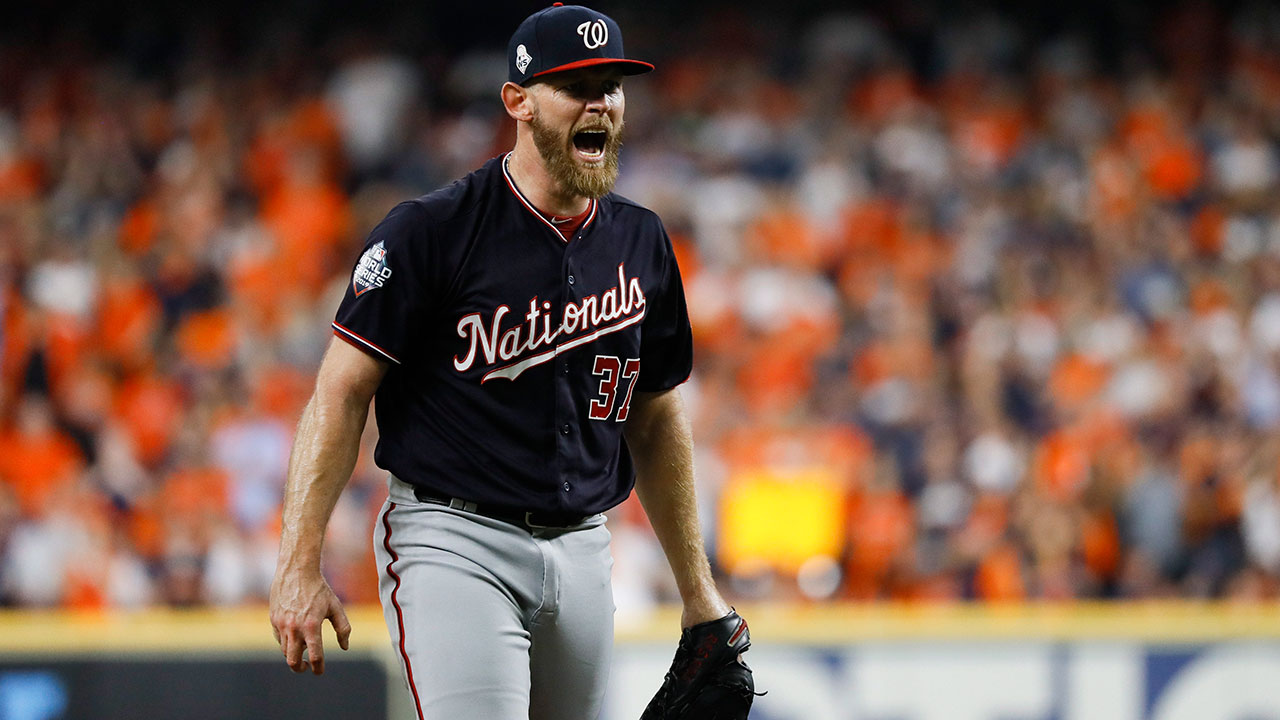 Strasburg stars as Nationals rout Astros for 2-0 World Series lead