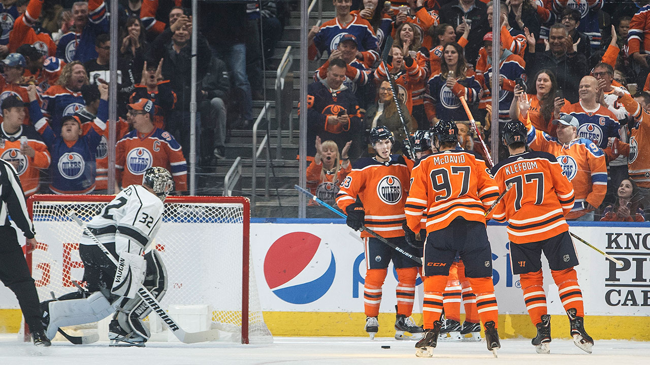 Neal scores twice, McDavid has four points as Oilers down Kings