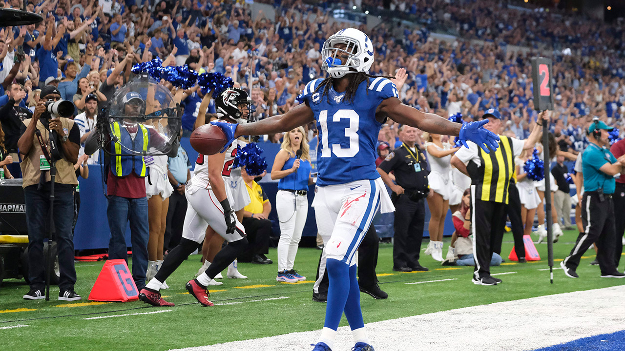 Colts’ T.Y. Hilton could miss 3-4 weeks with calf injury