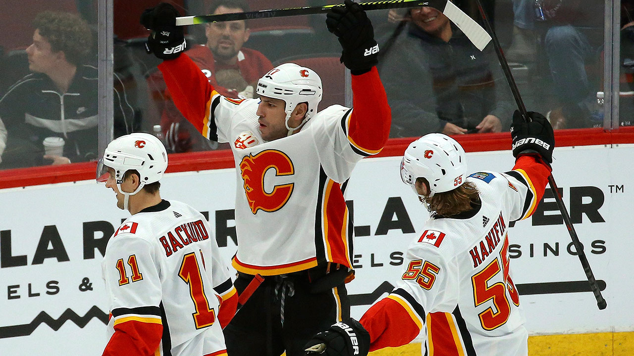 Flames’ Lucic takes step toward regaining form after move from Oilers