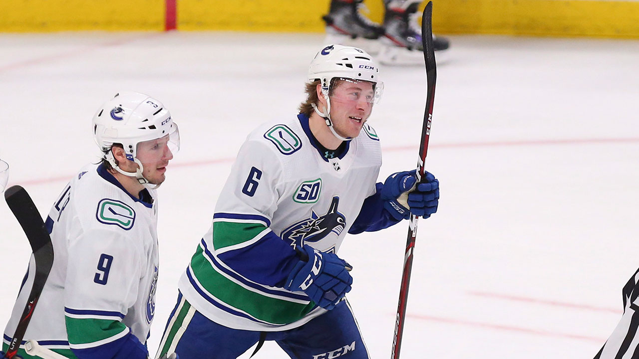 Brock Boeser scores twice as Canucks double up Sabres